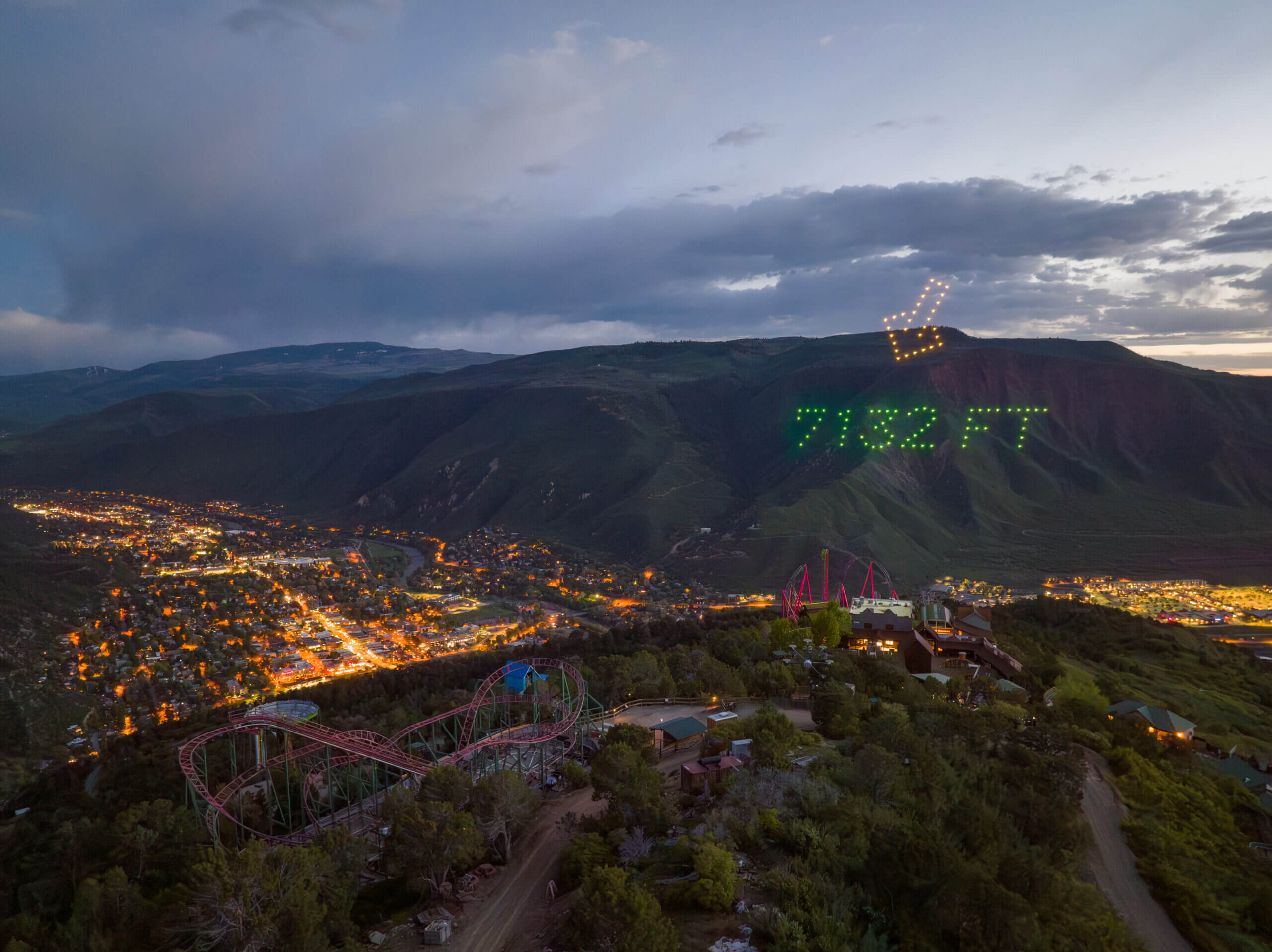 Sky’s the Limit with Defiance Roller Coaster - Glenwood Caverns ...